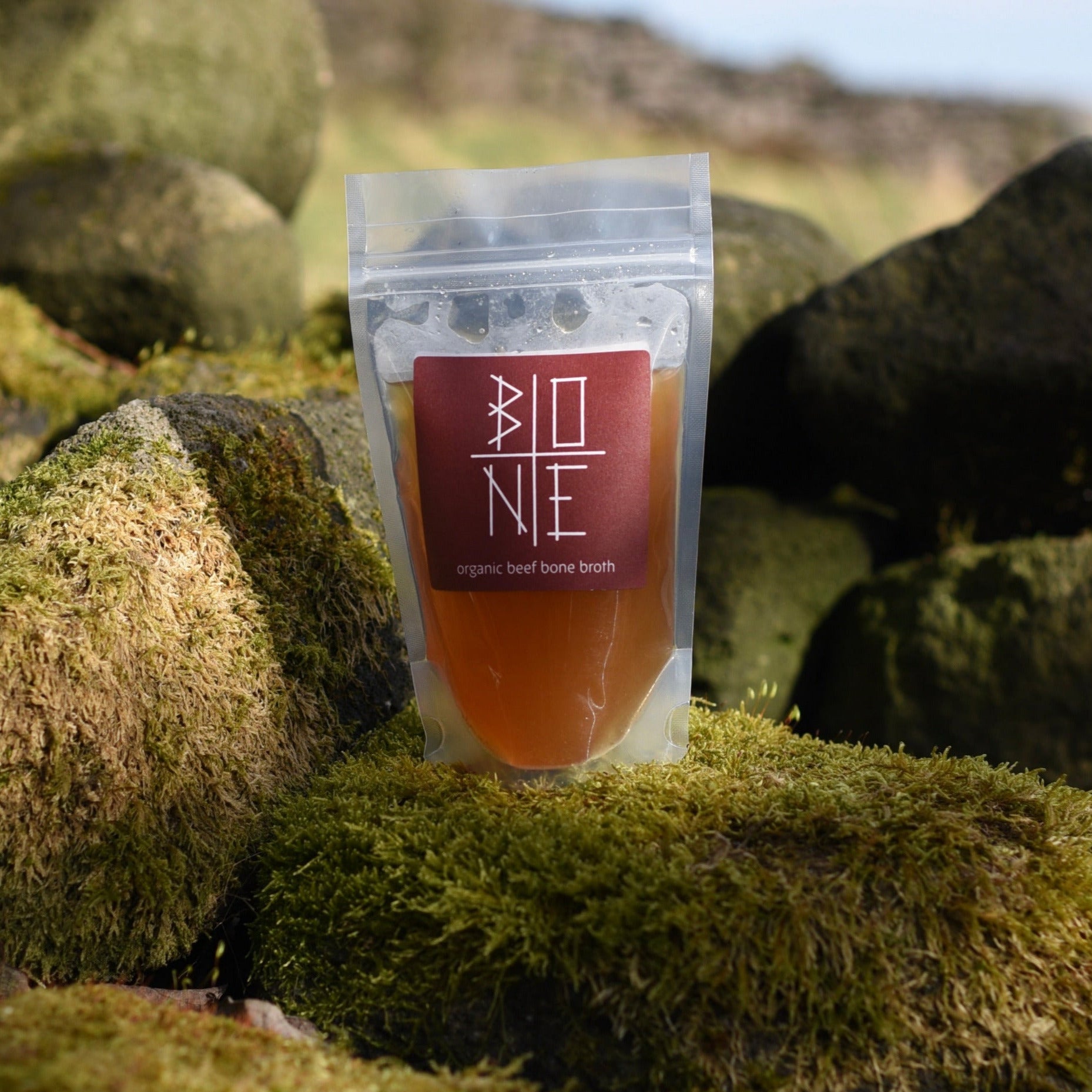 Organic beef bone broth - 250ml pouch – Bone Organic Broth